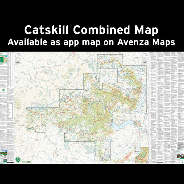 Catskill Trails Map – New York-New Jersey Trail Conference