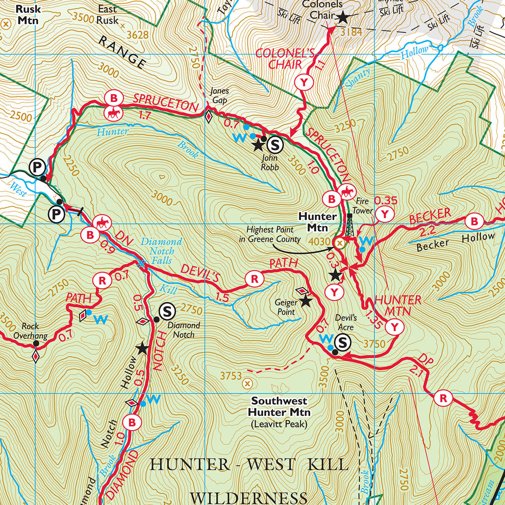 Catskill Trails Map – New York-New Jersey Trail Conference
