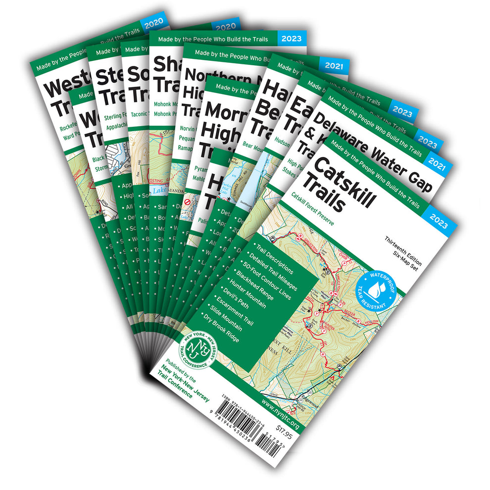 11 Trail Conference Maps Combo – New York-New Jersey Trail Conference